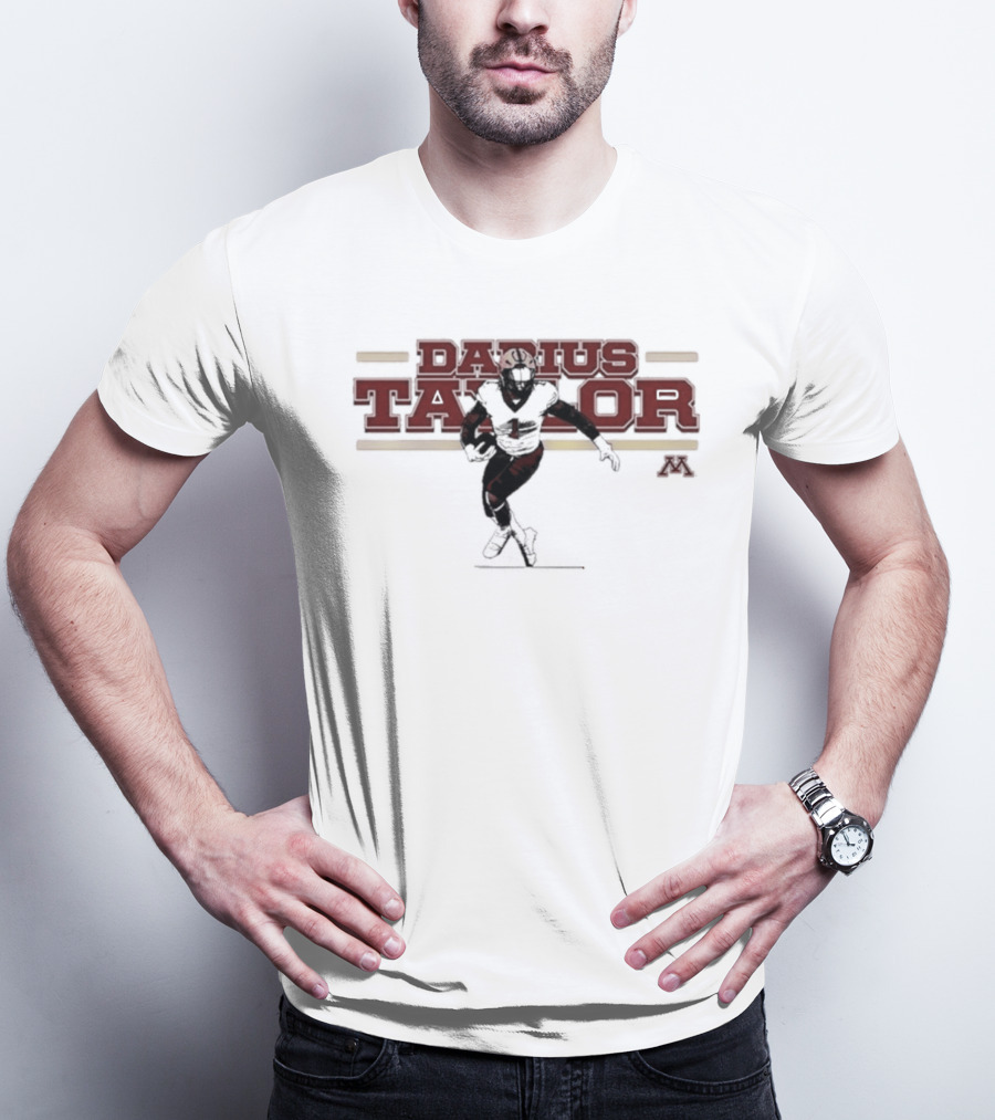 Darius Taylor Minnesota Golden Gophers Football Player Pose T-Shirt