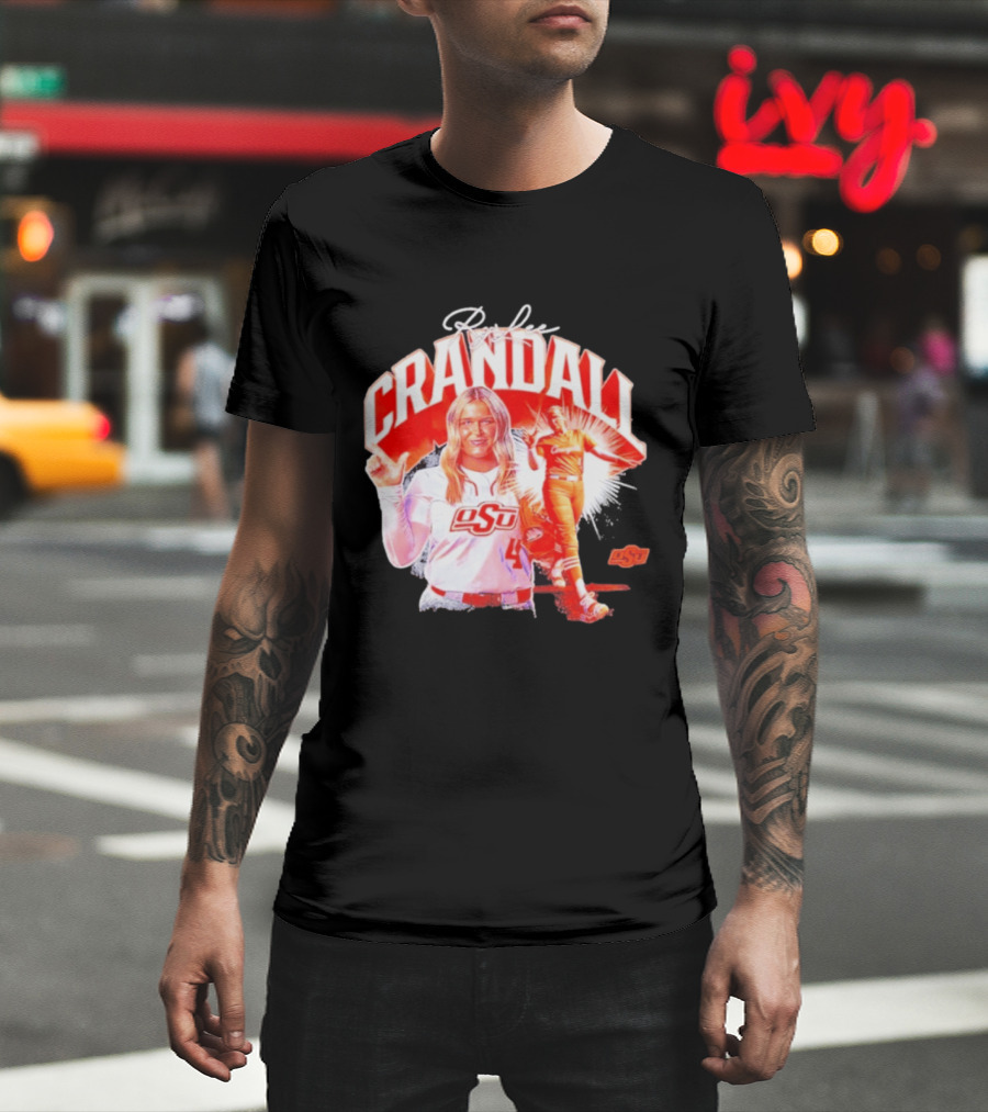 Rylee Crandall Oklahoma State Softball OSU Athlete T-Shirt