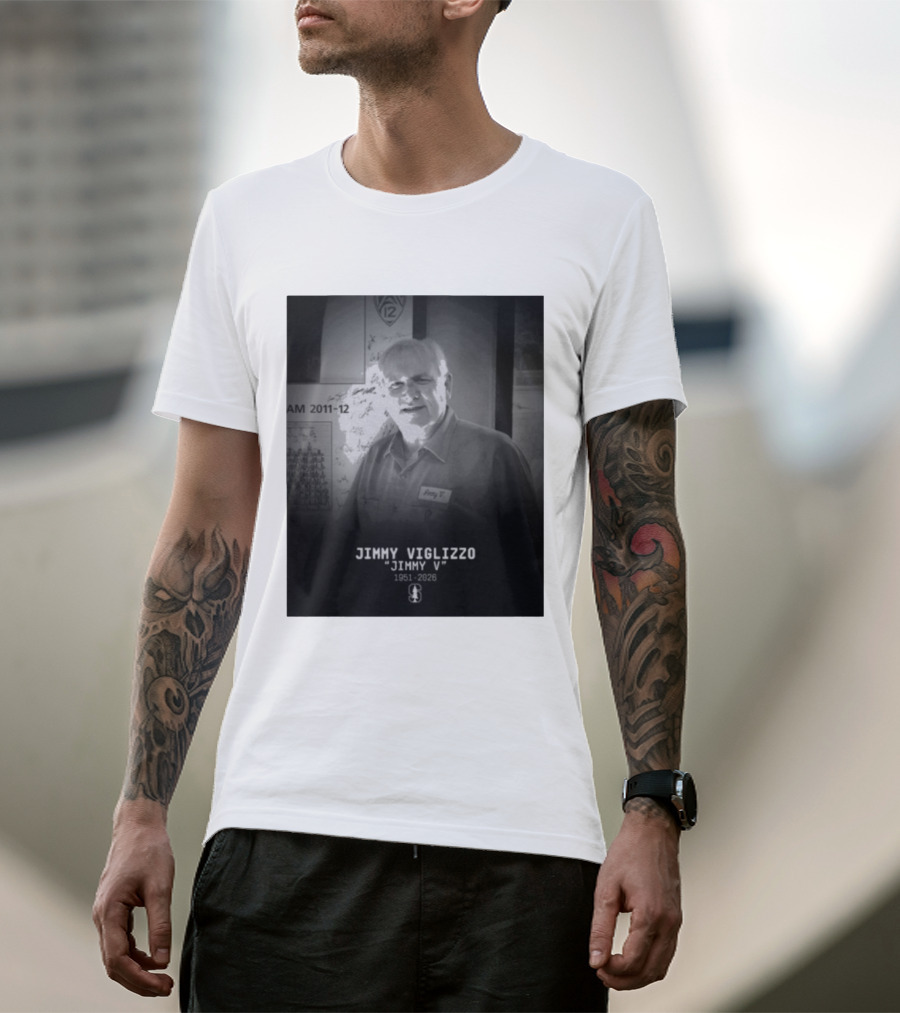 Jimmy Viglizzo "Jimmy V" 1951 2026 Commemoration Stanford Connection T-Shirt