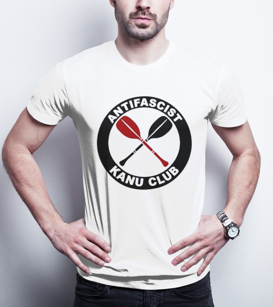 Antifascist Kanu Club Paddles T-Shirt