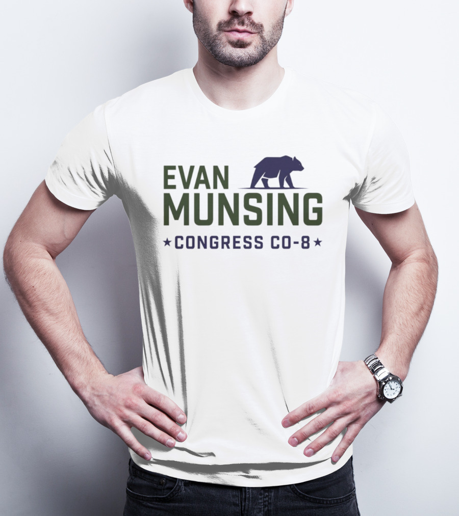 Evan Munsing Congress CO 8 Bear Symbol 2026 T-Shirt