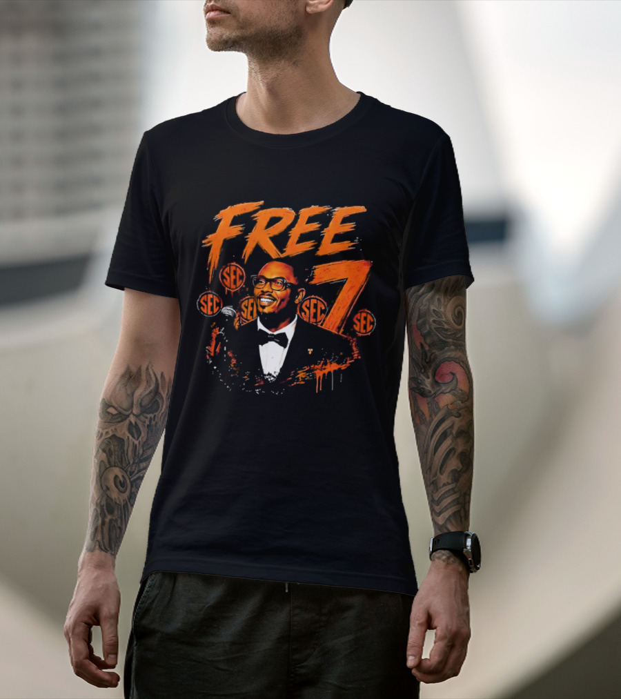 Tennessee Volunteers Arion Carter SEC Free 7 T-Shirt