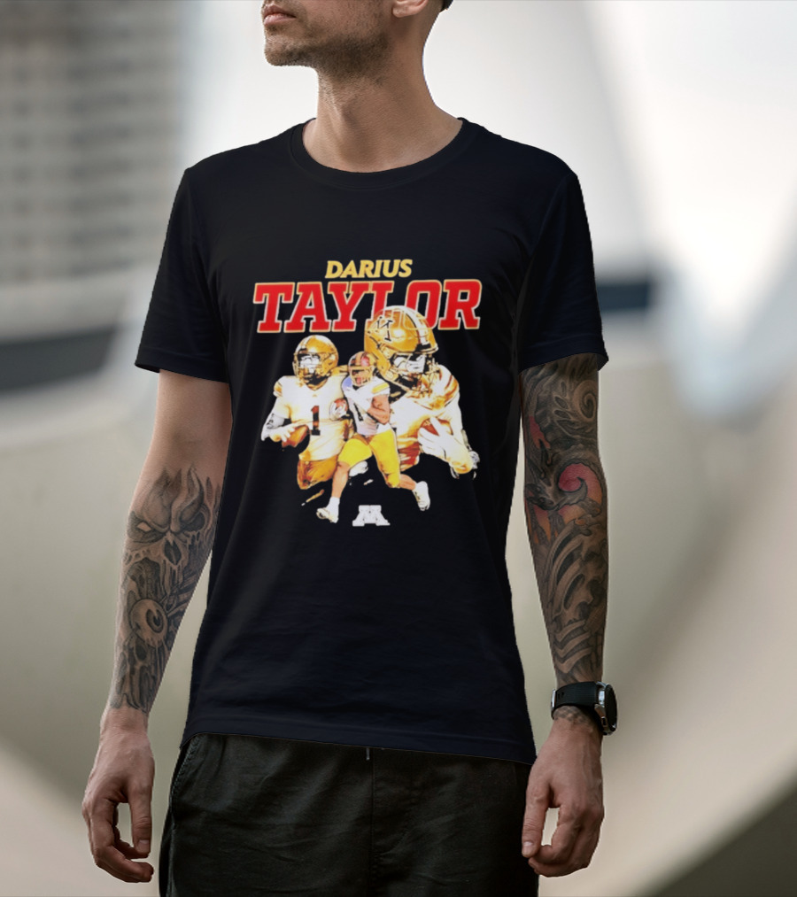 Darius Taylor Minnesota Golden Gophers Football Collage T-Shirt