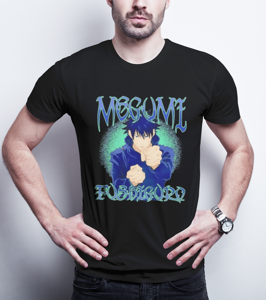 Megumi Fushiguro Action JJK Anime T-Shirt