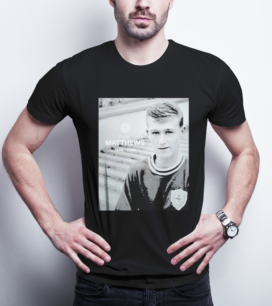 Paul Matthews 1946 2026 Memoriam Soccer Emblem Rugby T-Shirt