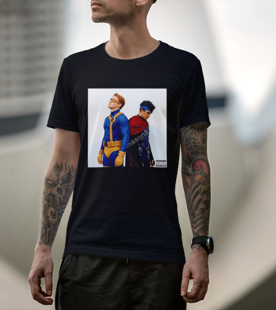 Cyclops And Wiccan Heartstopper X Men Comic Collaboration T-Shirt