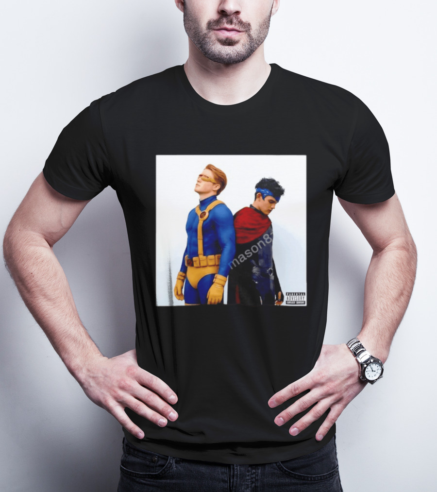 Cyclops And Wiccan Heartstopper X Men Comic Collaboration T-Shirt