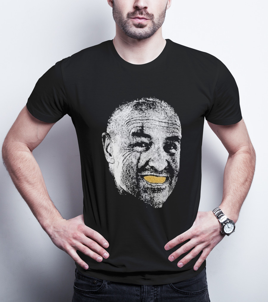 John Locke Lost TV Show Orange Peel Smile Face T-Shirt