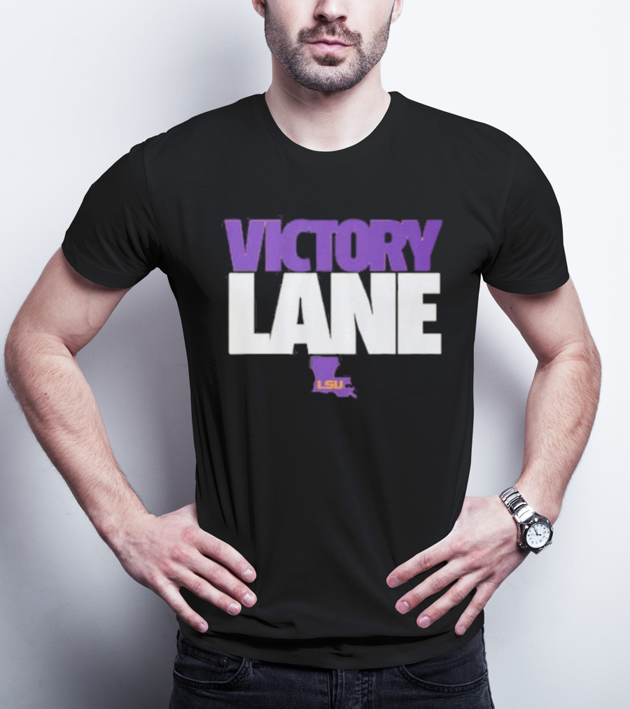 Lane Kiffin Victory Lane LSU NCAA Football Tigers T-Shirt