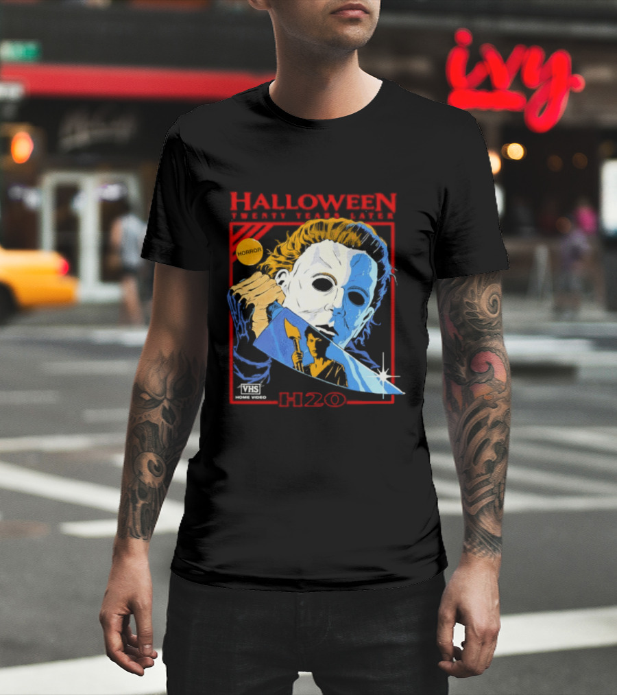 Halloween Twenty Years Later H20 Michael Myers Laurie Strode T-Shirt