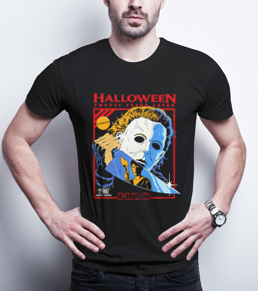 Halloween Twenty Years Later H20 Michael Myers Laurie Strode T-Shirt