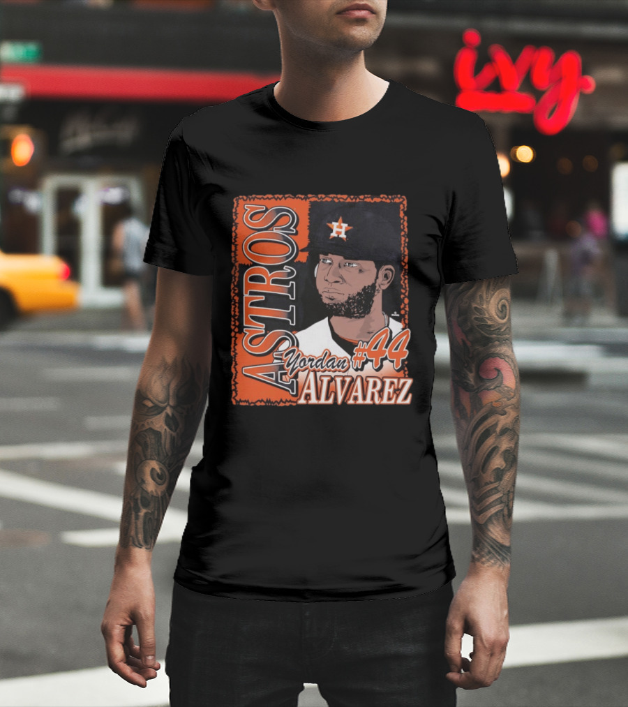 Astros Yordan Alvarez #44 Houston Baseball T-Shirt