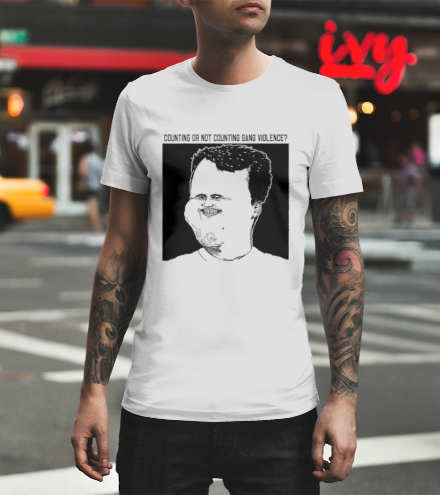 Charlie Kirk Counting Or Not Counting Gang Violence T-Shirt