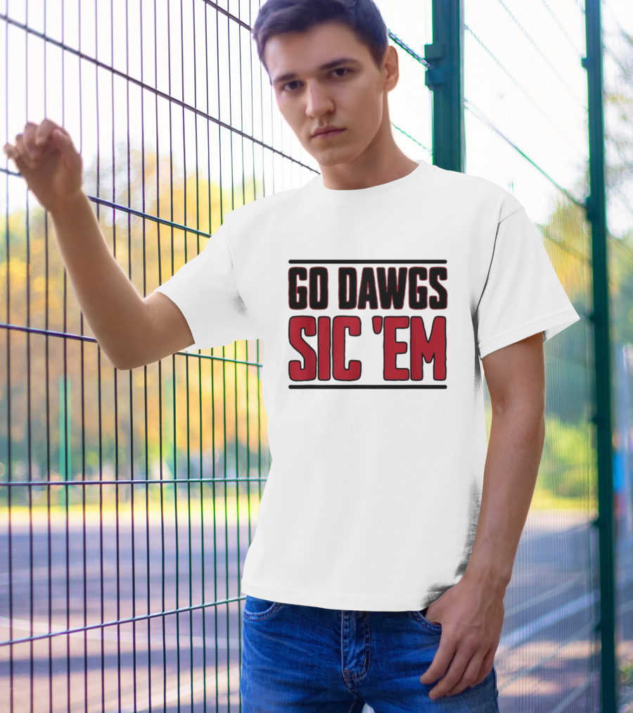 Georgia Bulldogs Go Dawgs Sic Em T-Shirt
