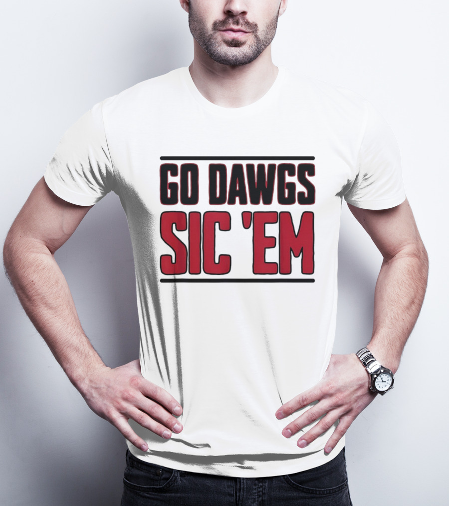 Georgia Bulldogs Go Dawgs Sic Em T-Shirt