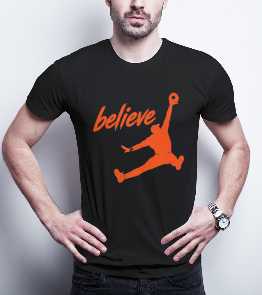 Believe Orioles Air Cowser Jump T-Shirt