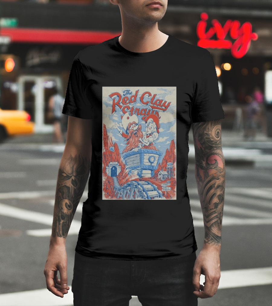 The Red Clay Strays Sacramento Golden 1 Center Sep 11 2026 Gold Mine Limited T-Shirt