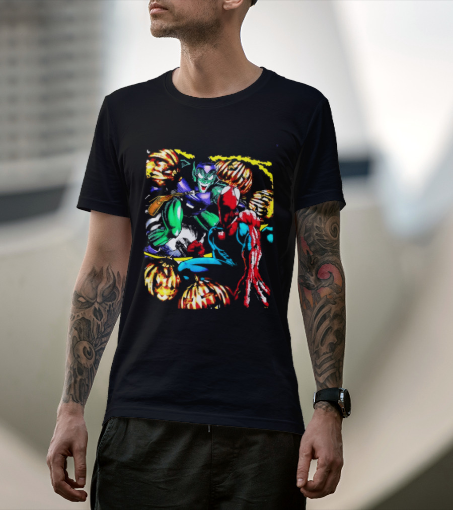Green Goblin Pumpkin Bombs Marvel Comics T-Shirt