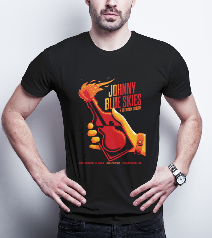 Johnny Blue Skies Inglewood CA 2026 The Dark Shadows Live At Kia Forum September 11 T-Shirt