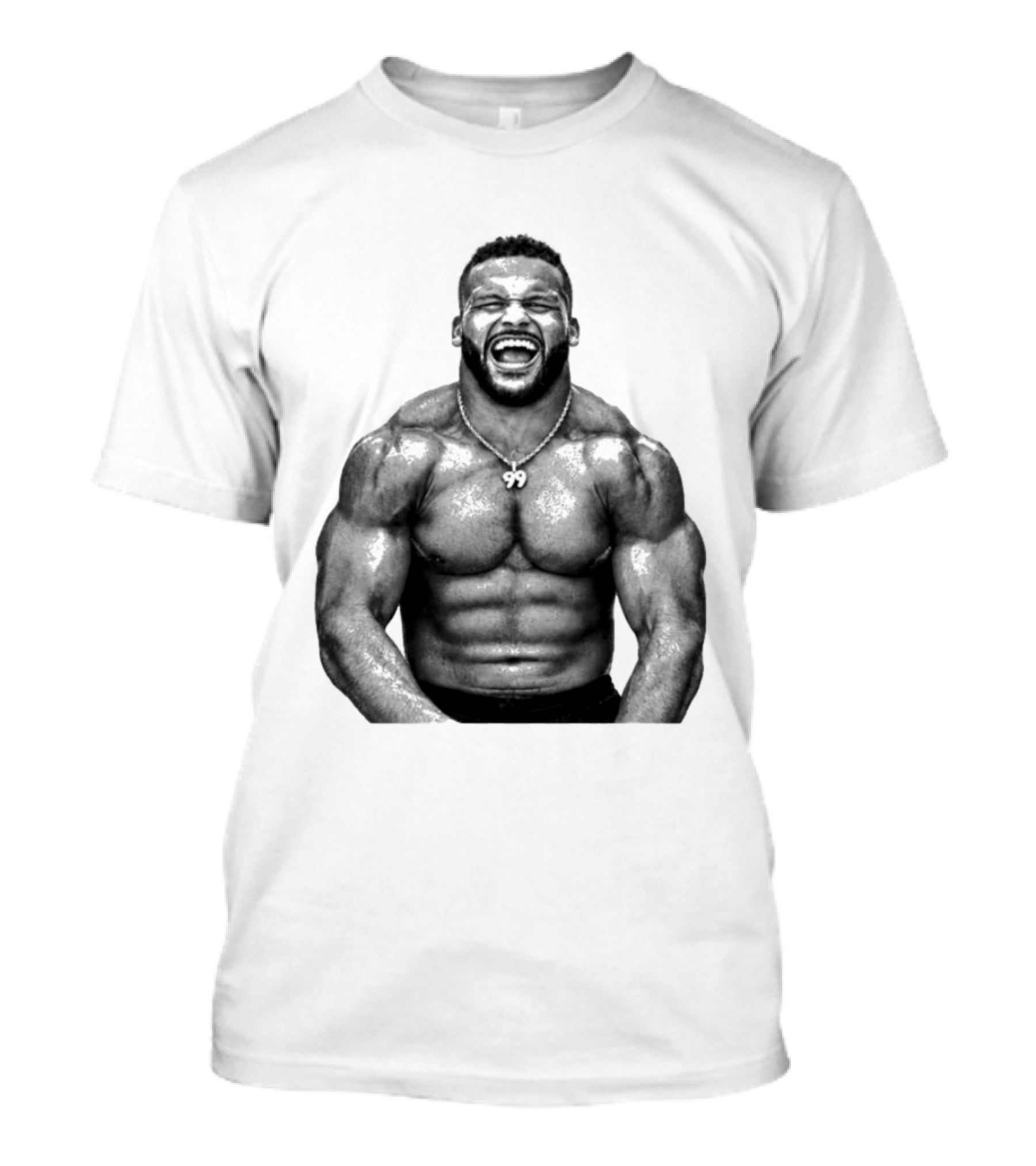 Aaron Donald Muscle Pose No Meme 99 Necklace T-Shirt