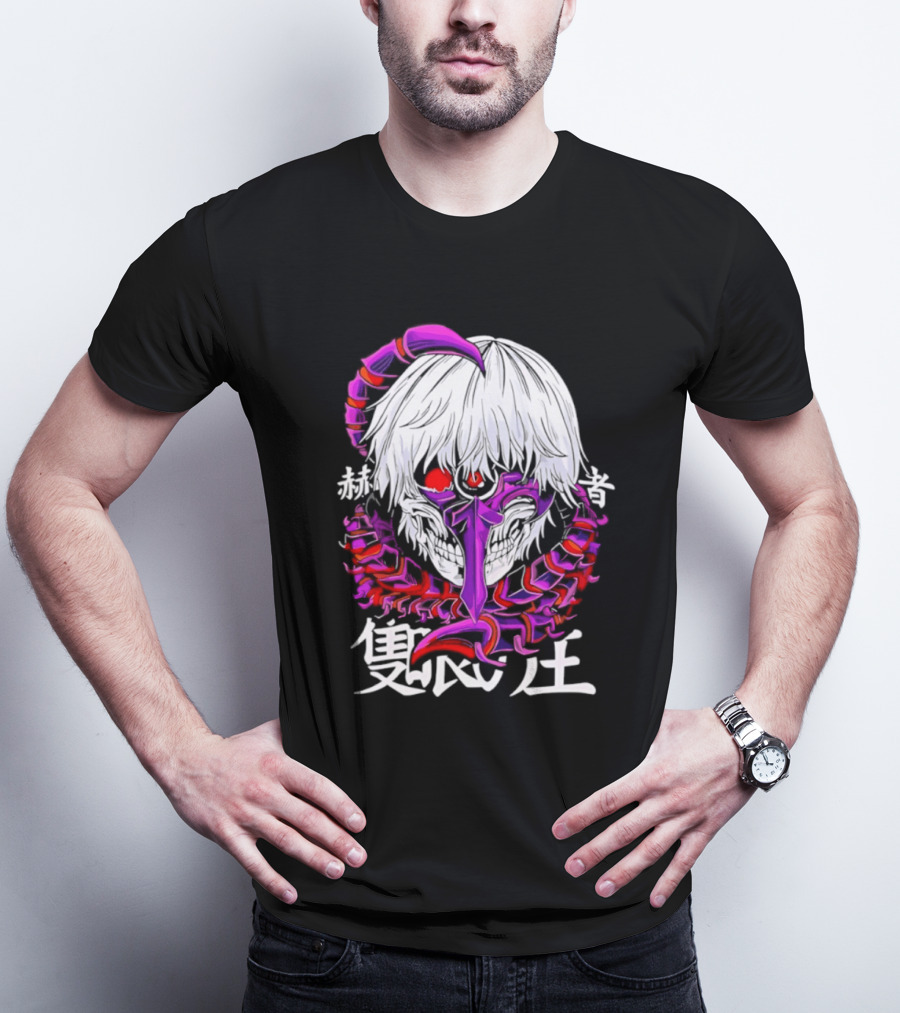 Tokyo Kaneki Kakuja Mask Heroic Stance T-Shirt