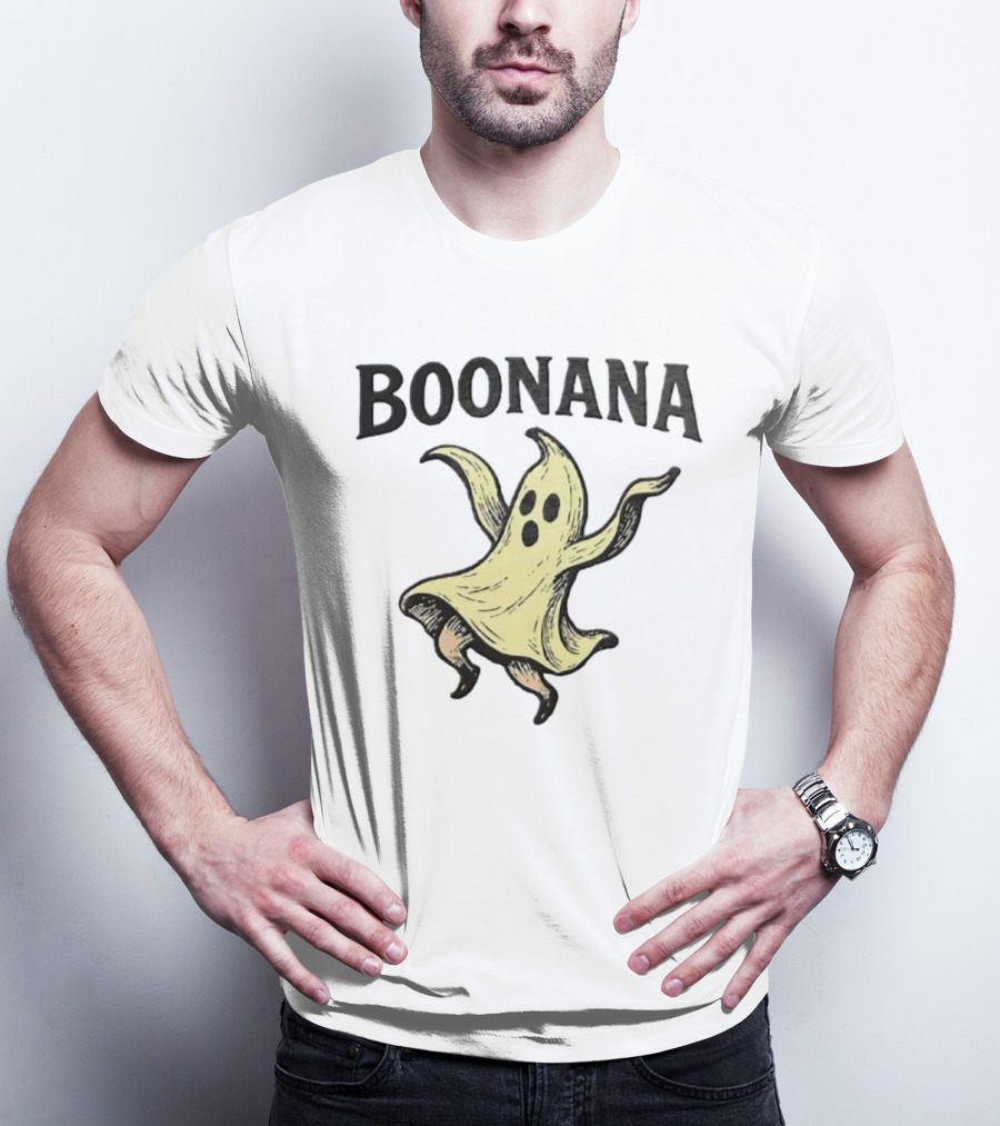 Boonana Ghost Dancing Banana Halloween Costume T-Shirt