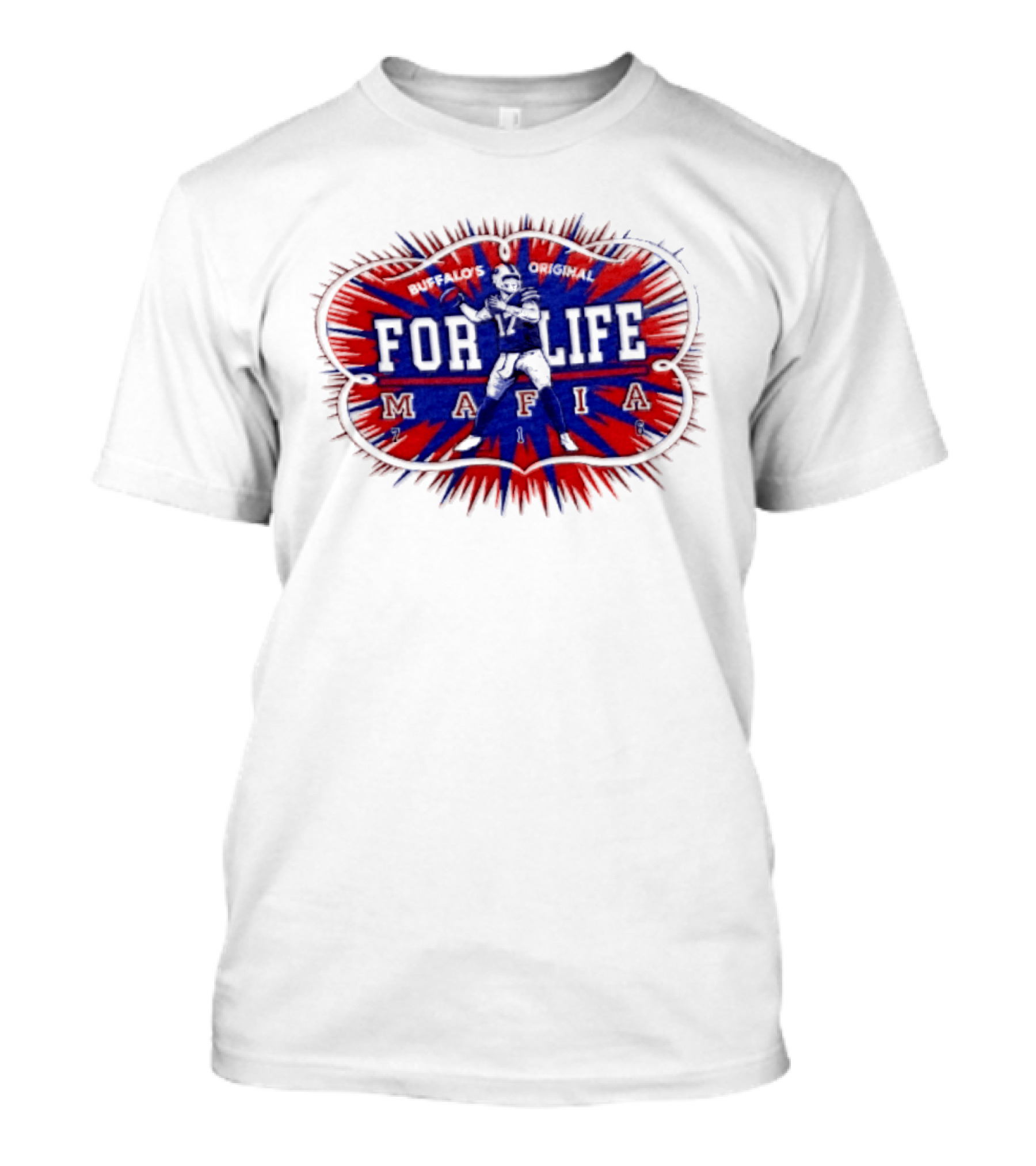 Buffalo Mafia For Life 17 Josh Allen T-Shirt