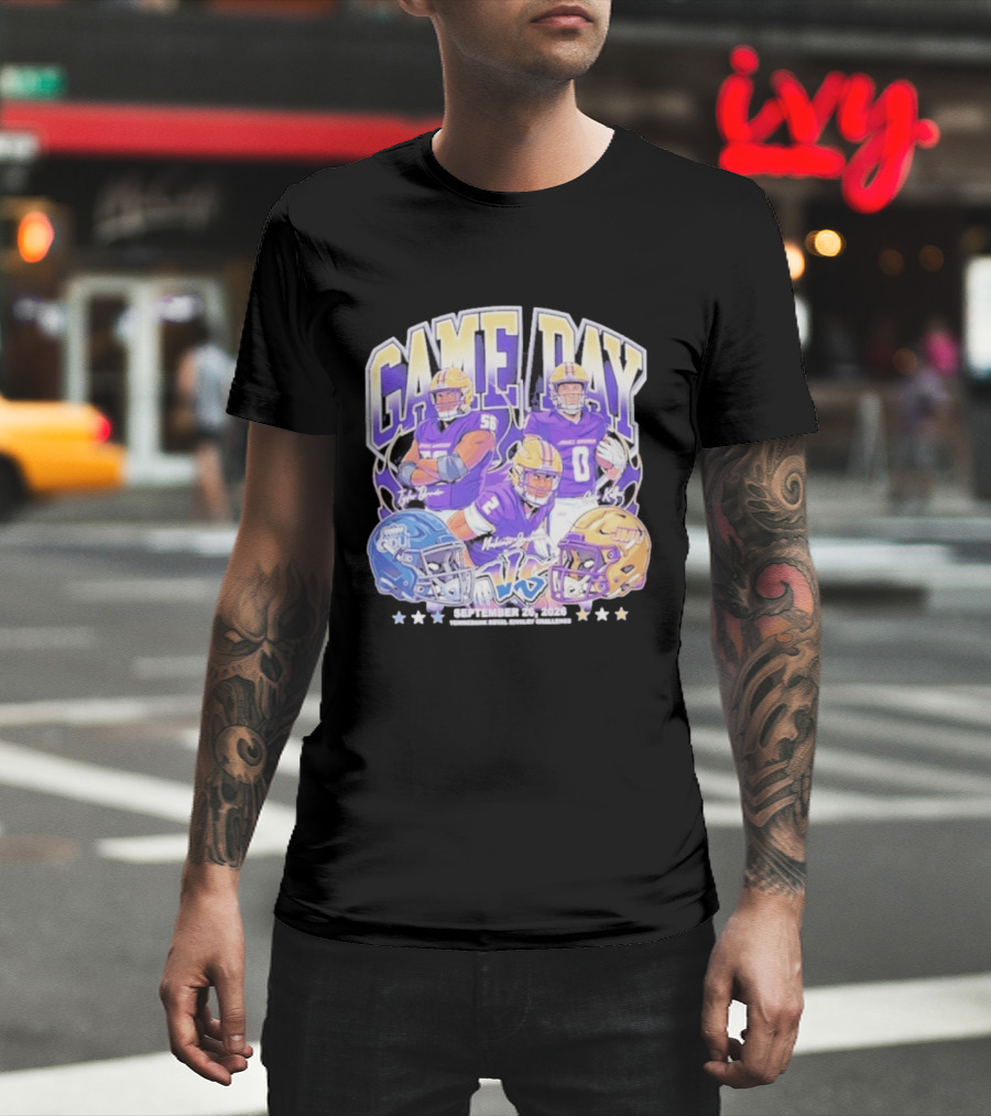 Game Day Nakian Jackson Cole Keller Tyler Brown JMU Vs ODU September 26 2026 T-Shirt