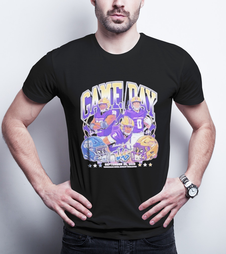 Game Day Nakian Jackson Cole Keller Tyler Brown JMU Vs ODU September 26 2026 T-Shirt