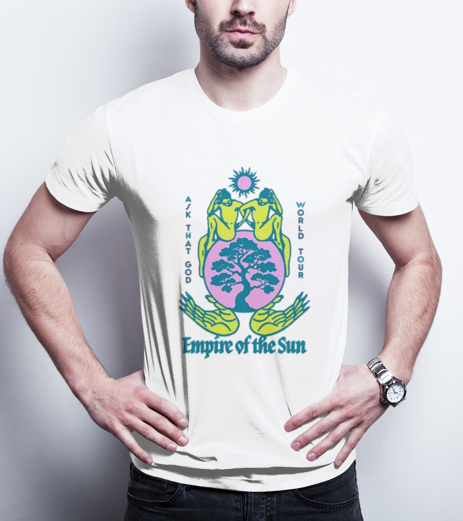 Empire Of The Sun Ask That God Hand World Tour Tree T-Shirt