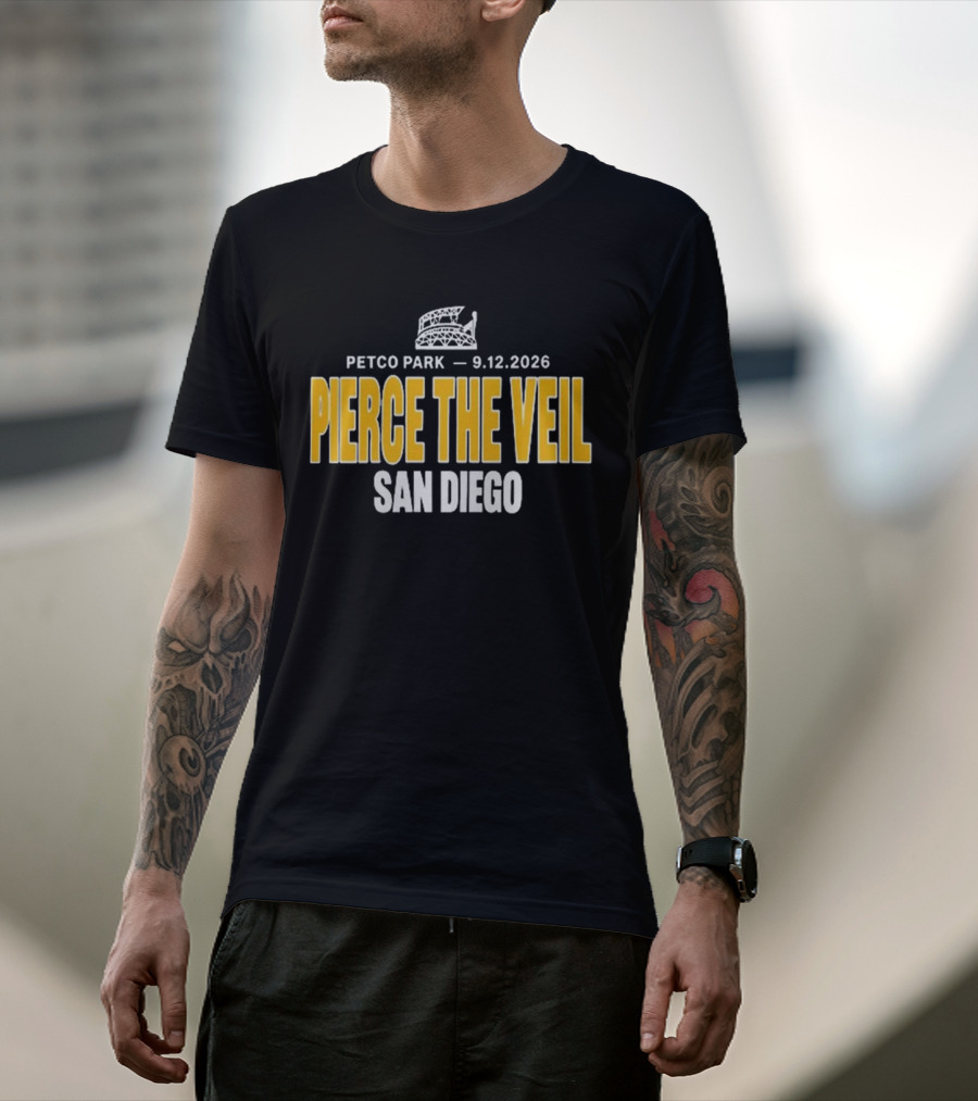 Pierce The Veil San Diego Petco Park 9.12.2026 T-Shirt