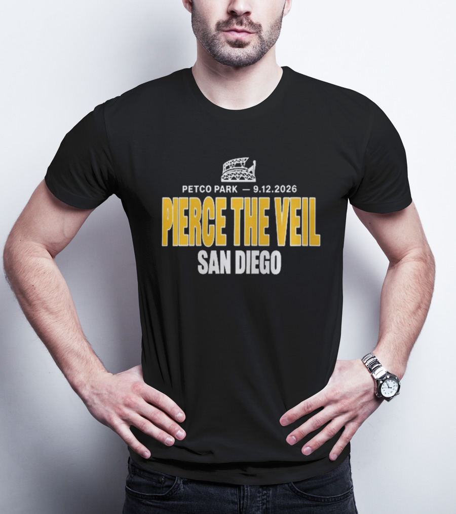 Pierce The Veil San Diego Petco Park 9.12.2026 T-Shirt