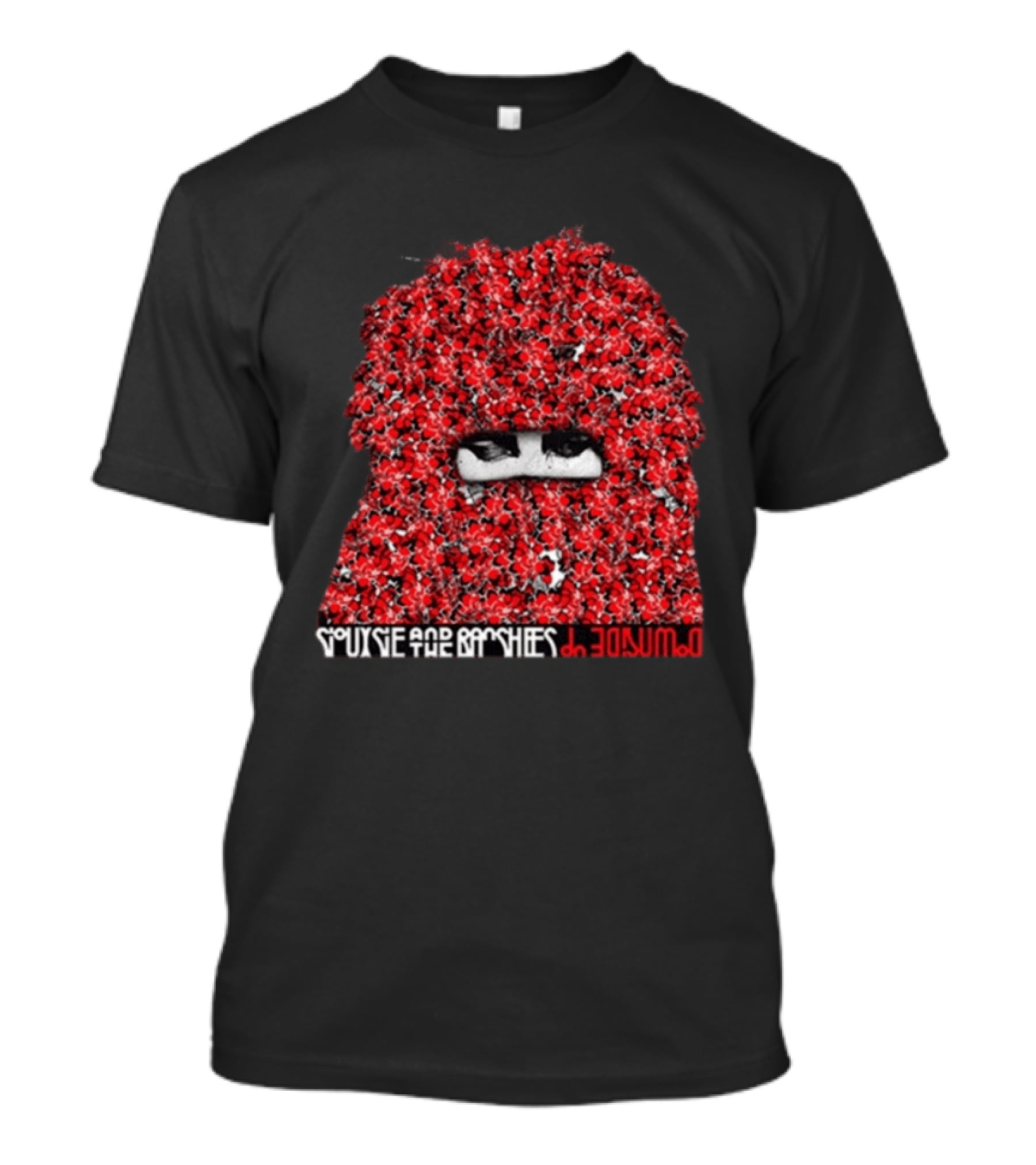 Siouxsie And The Banshees I Promise Red Floral Mask Eyes T-Shirt