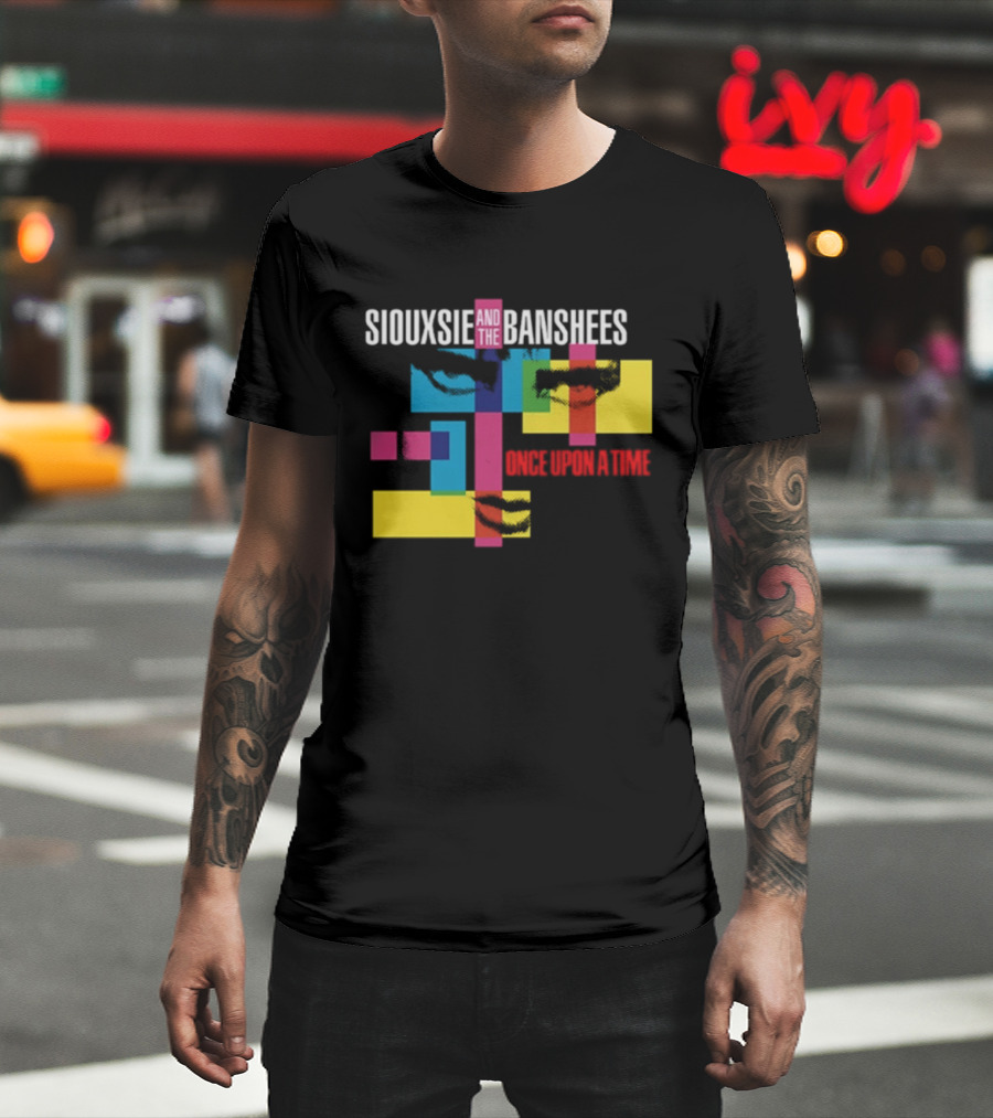 Siouxsie And The Banshees Once Upon A Time 2026 Multicolor Blocks T-Shirt