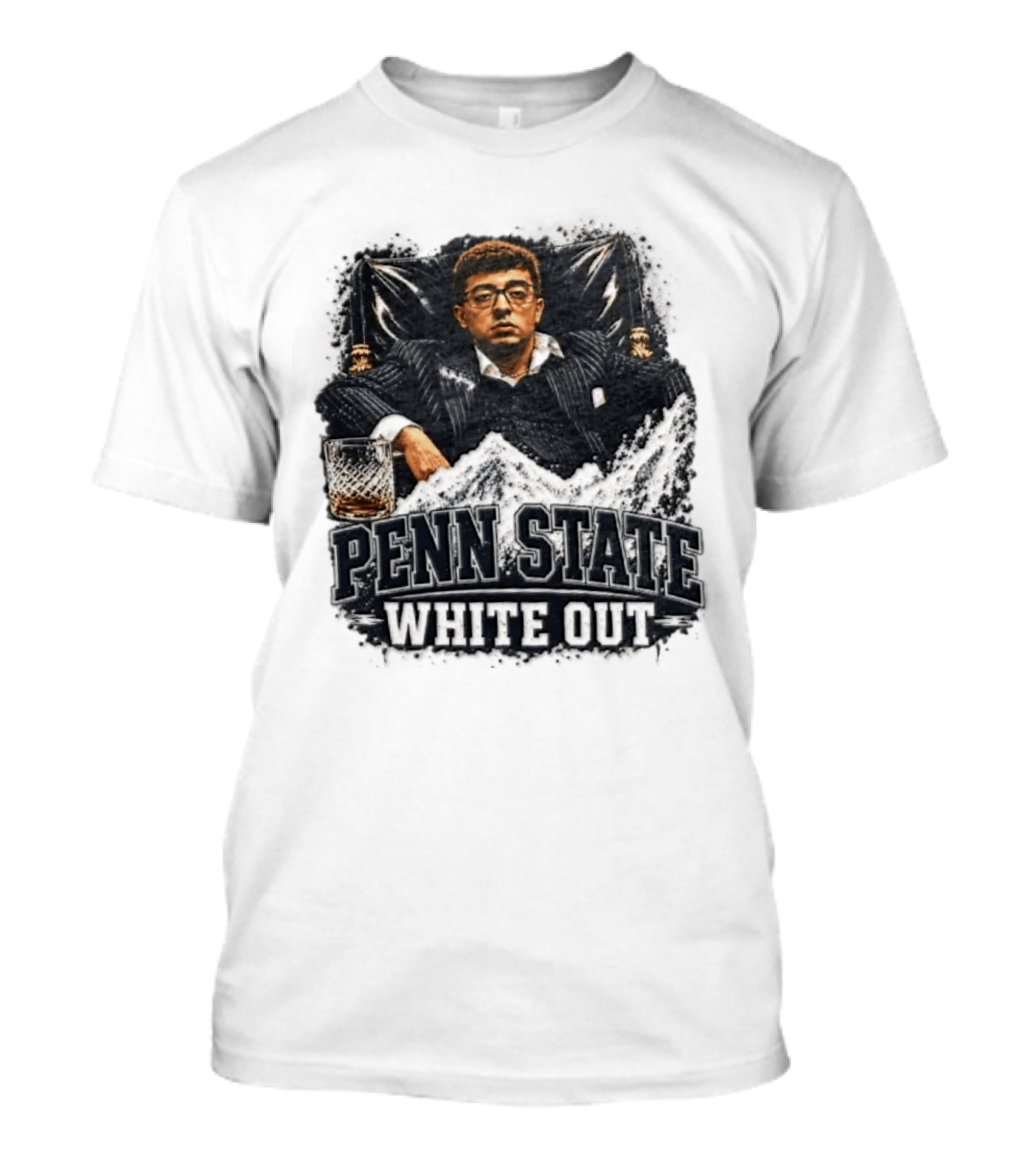 Penn State White Out Man In Suit Nittany Lions T-Shirt