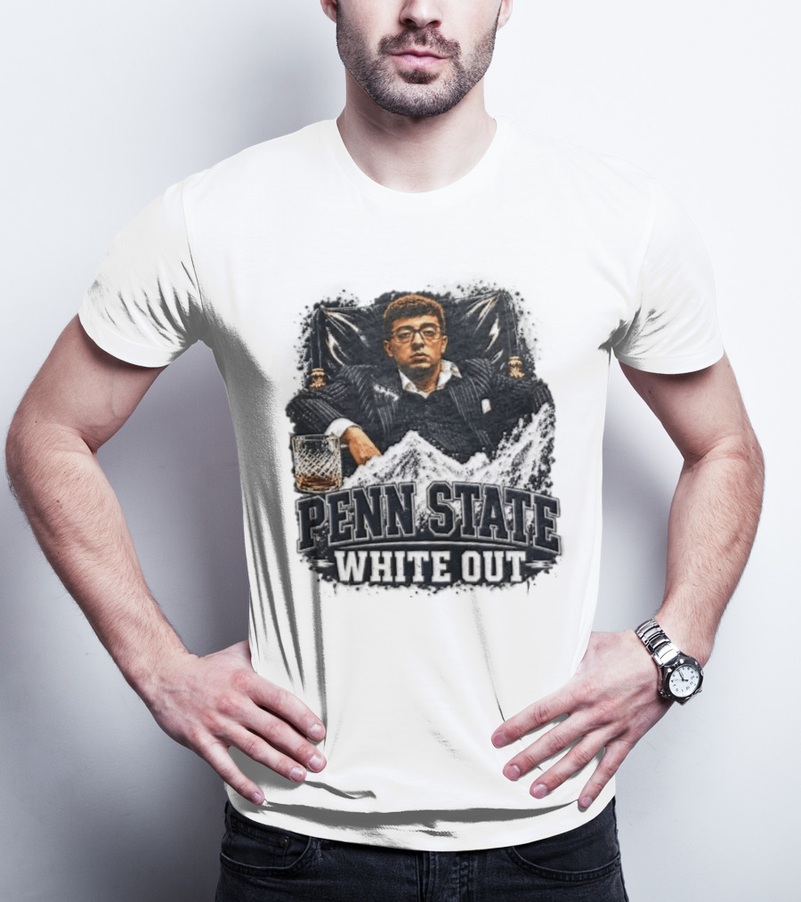 Penn State White Out Man In Suit Nittany Lions T-Shirt