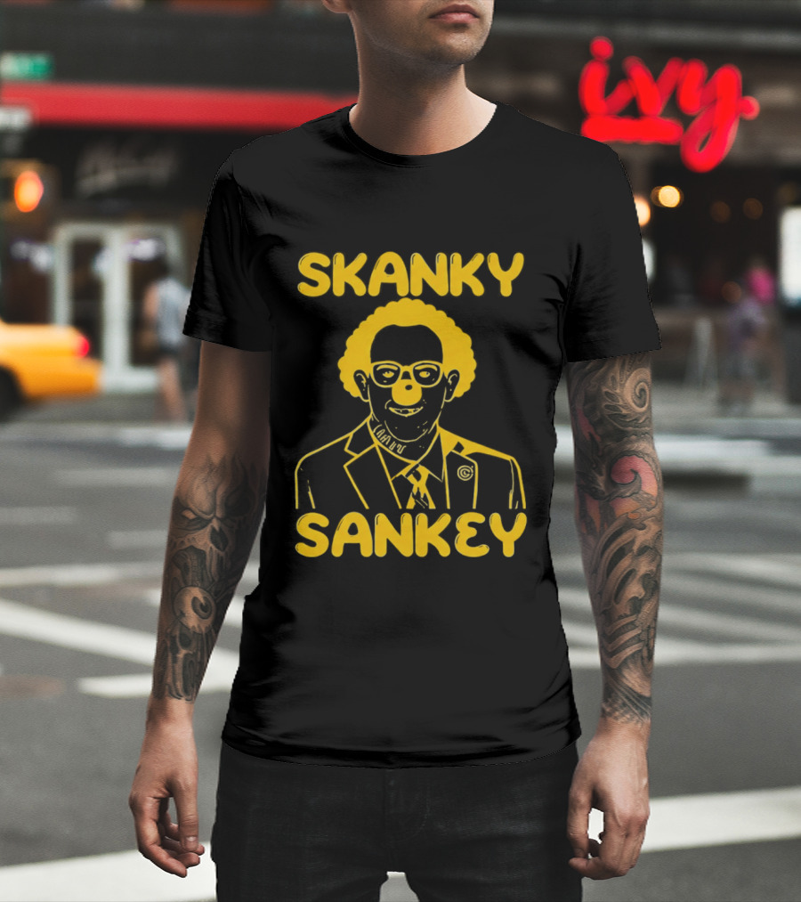 Skanky Sankey LSU Basketball Fan Joke T-Shirt