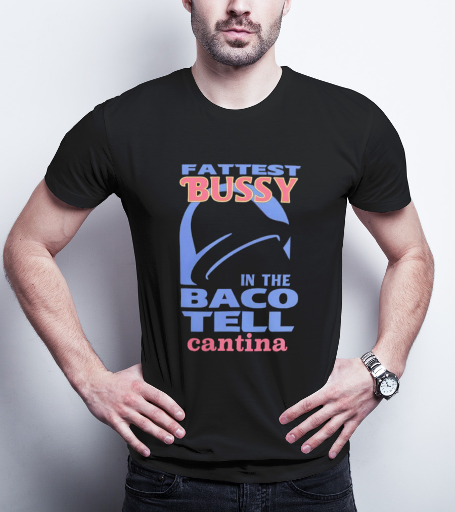 Fattest Bussy In The Baco Tell Cantina Star Helmet T-Shirt