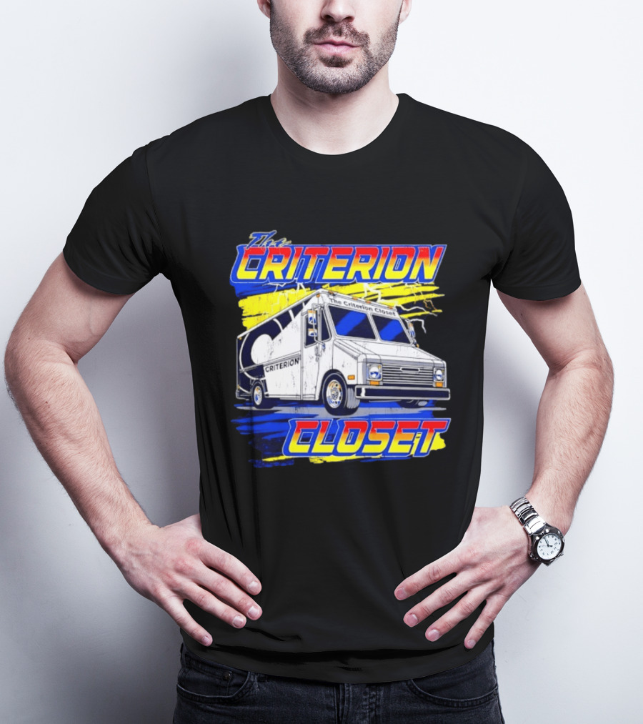 The Criterion Closet Film Movies Cinema Criterion Truck T-Shirt