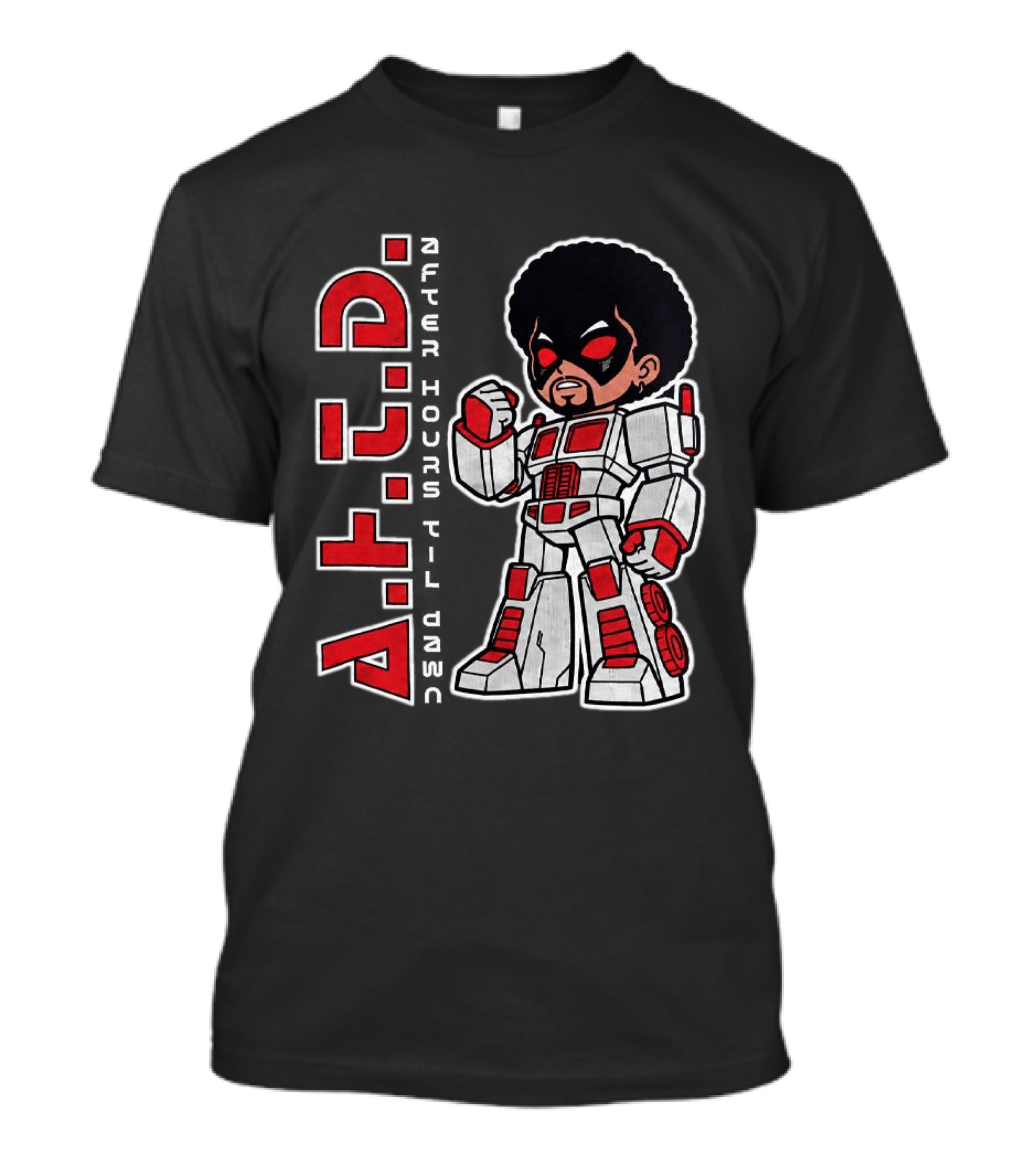 The Weeknd A.F.T.D. After Hours Til Dawn 2026 Asia Tour Tokyo Japan Gundam Pop Up T-Shirt
