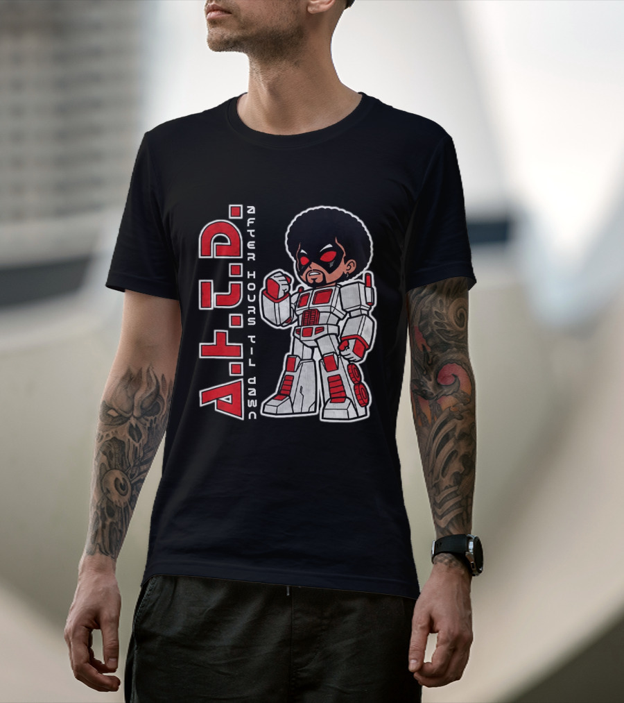 The Weeknd A.F.T.D. After Hours Til Dawn 2026 Asia Tour Tokyo Japan Gundam Pop Up T-Shirt