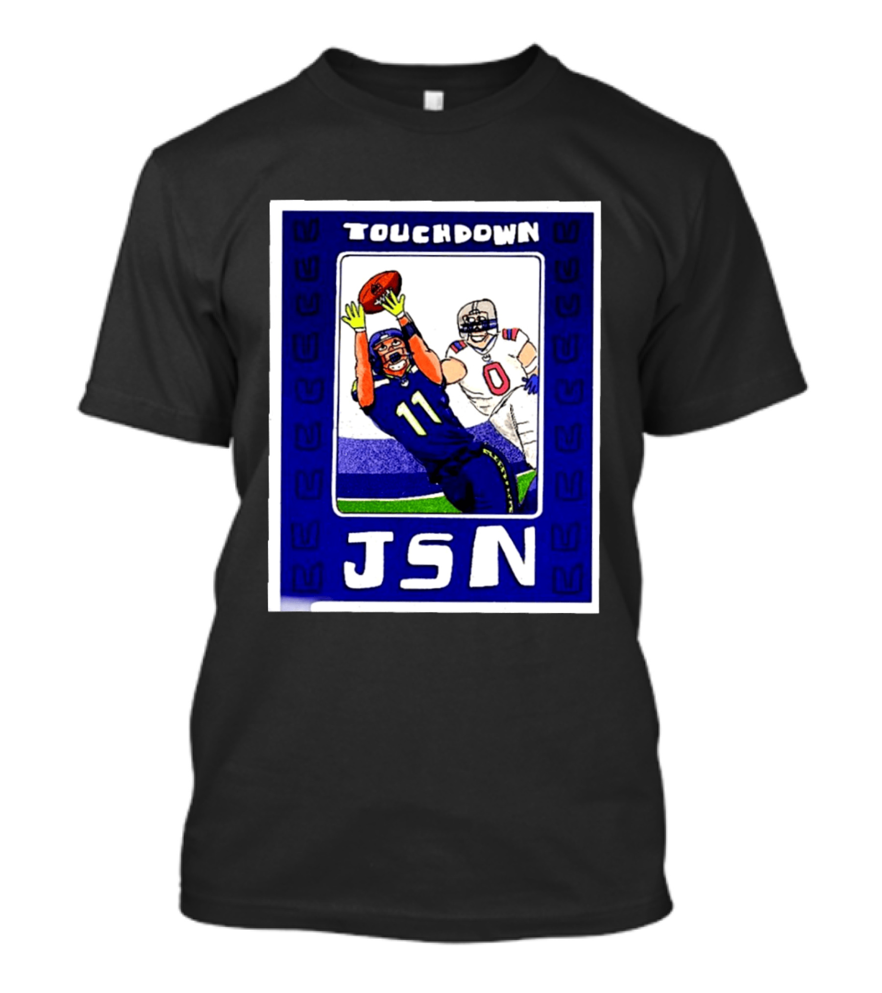 Touchdown JSN Jackson Smith Njigba Seattle Football Catch 11 T-Shirt