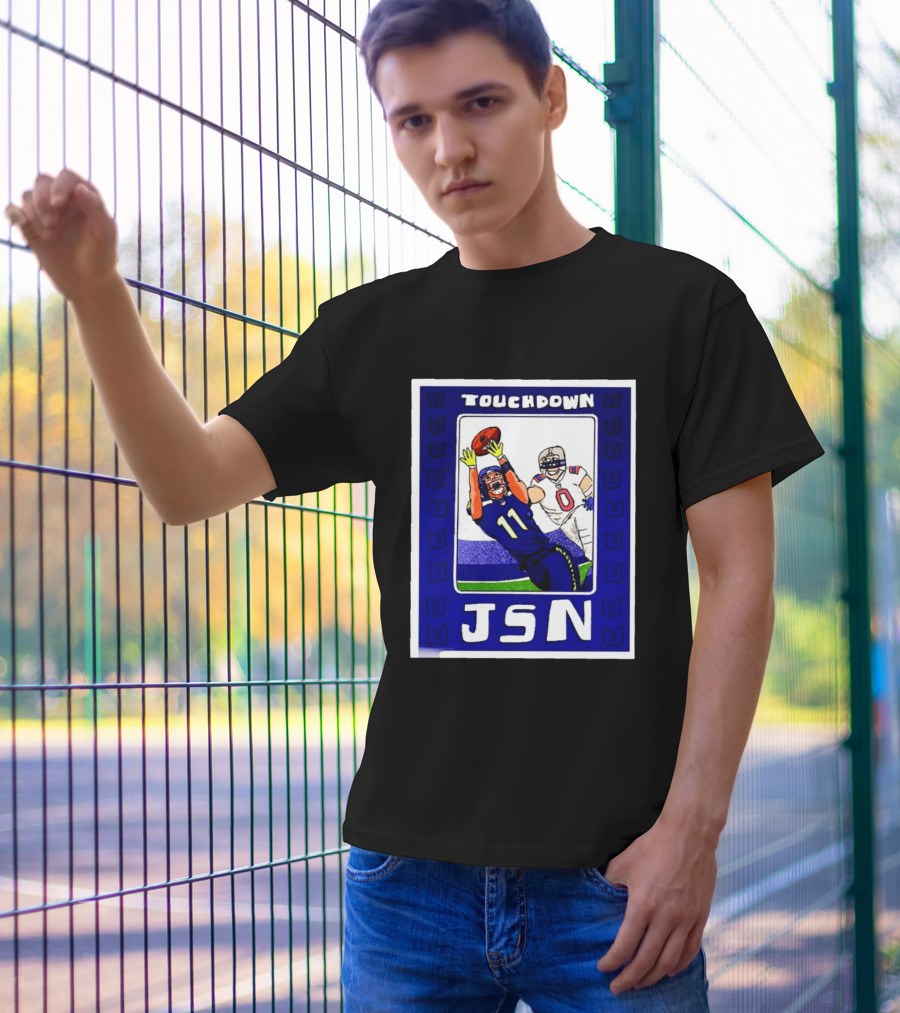 Touchdown JSN Jackson Smith Njigba Seattle Football Catch 11 T-Shirt