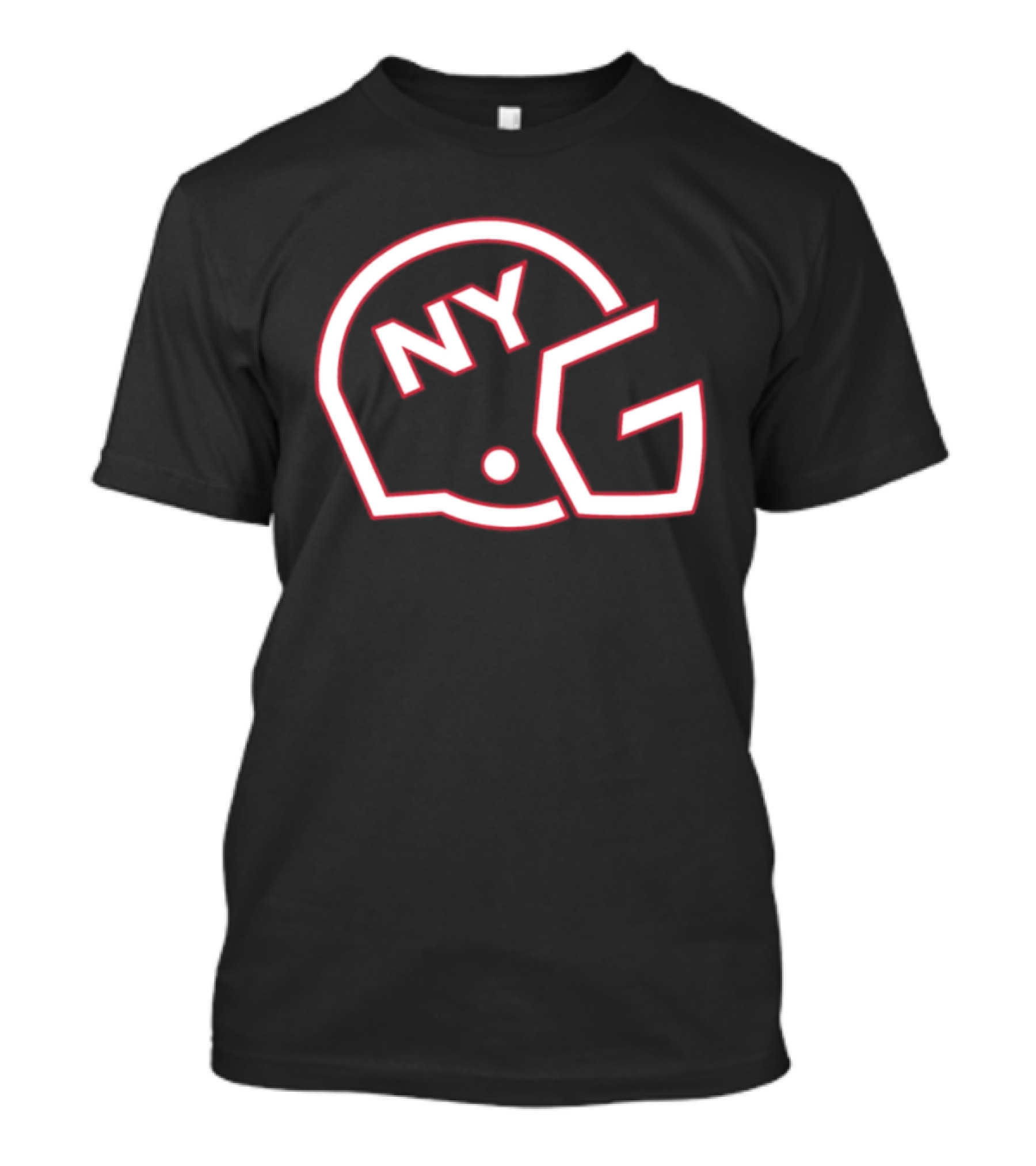New York Giants NYG Helmet T-Shirt