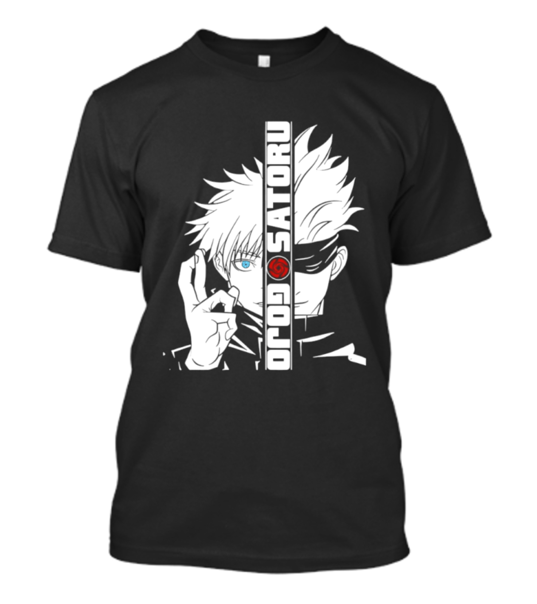 Satoru Gojo Mirror Six Eyes Limitless Jujutsu Kaisen Anime Fan T-Shirt