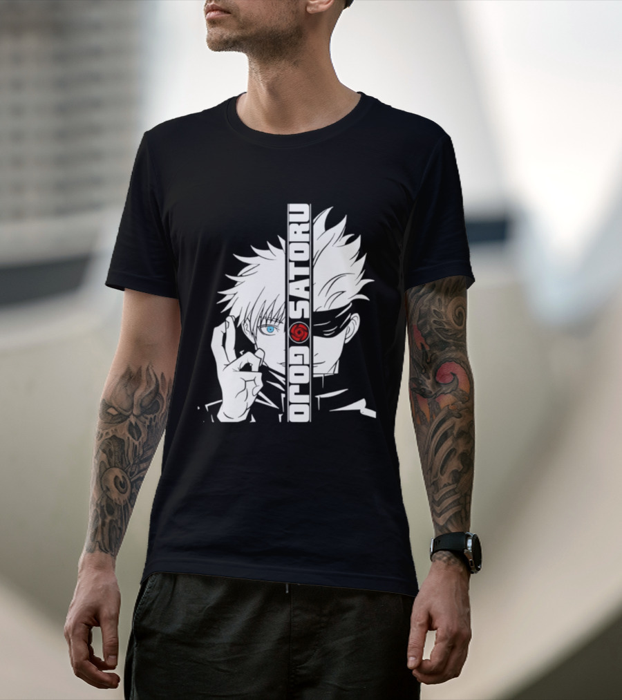 Satoru Gojo Mirror Six Eyes Limitless Jujutsu Kaisen Anime Fan T-Shirt
