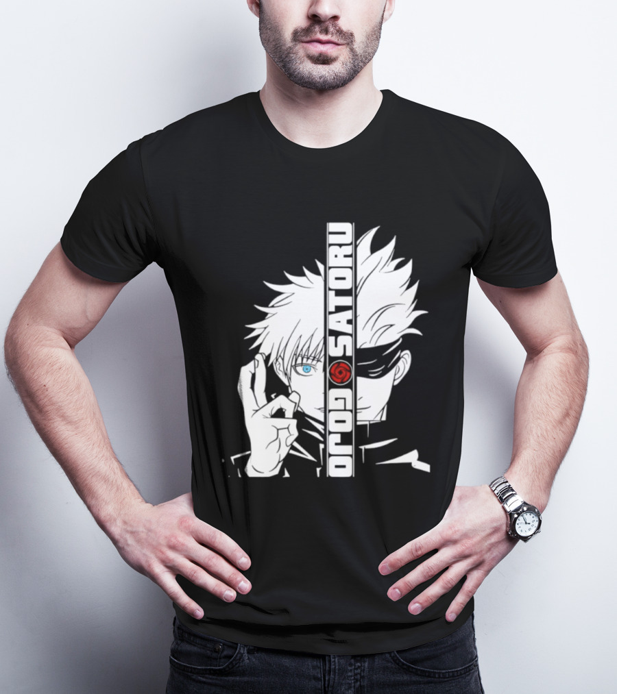 Satoru Gojo Mirror Six Eyes Limitless Jujutsu Kaisen Anime Fan T-Shirt