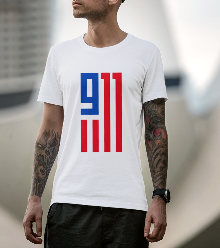 9/11 American Flag USA Patriotic September 11 T-Shirt