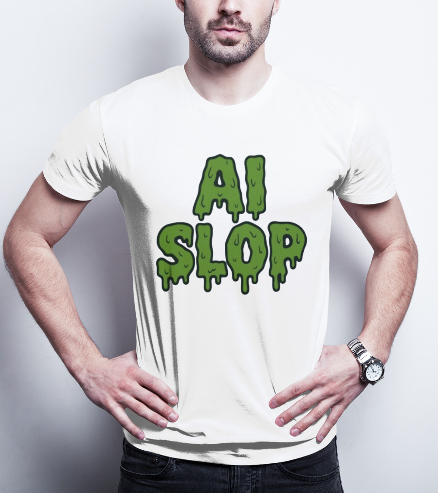 AI Slop Dripping Goo T-Shirt