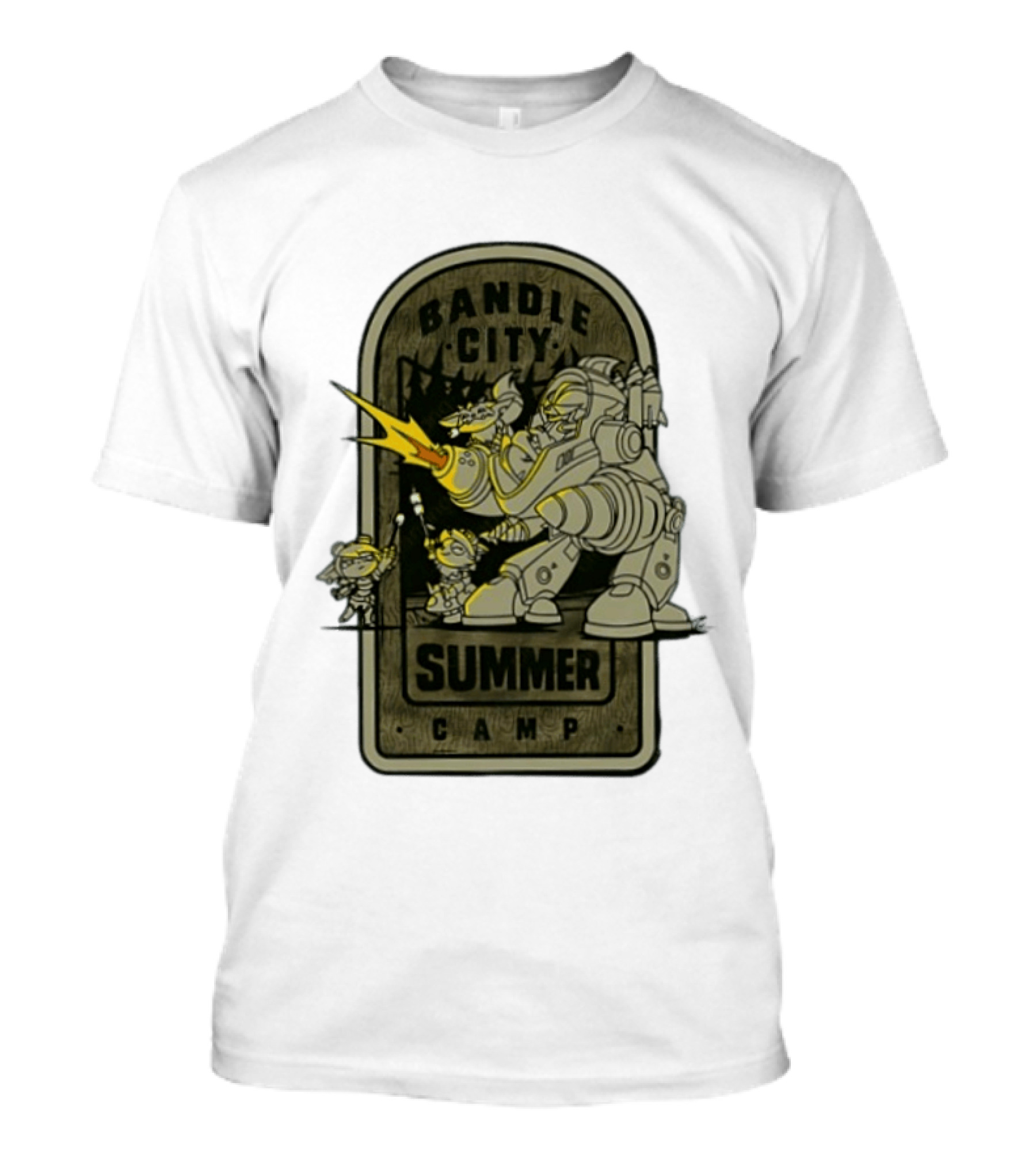 Bandle City Summer Camp League Of Legends Character Battle Scene T-Shirt